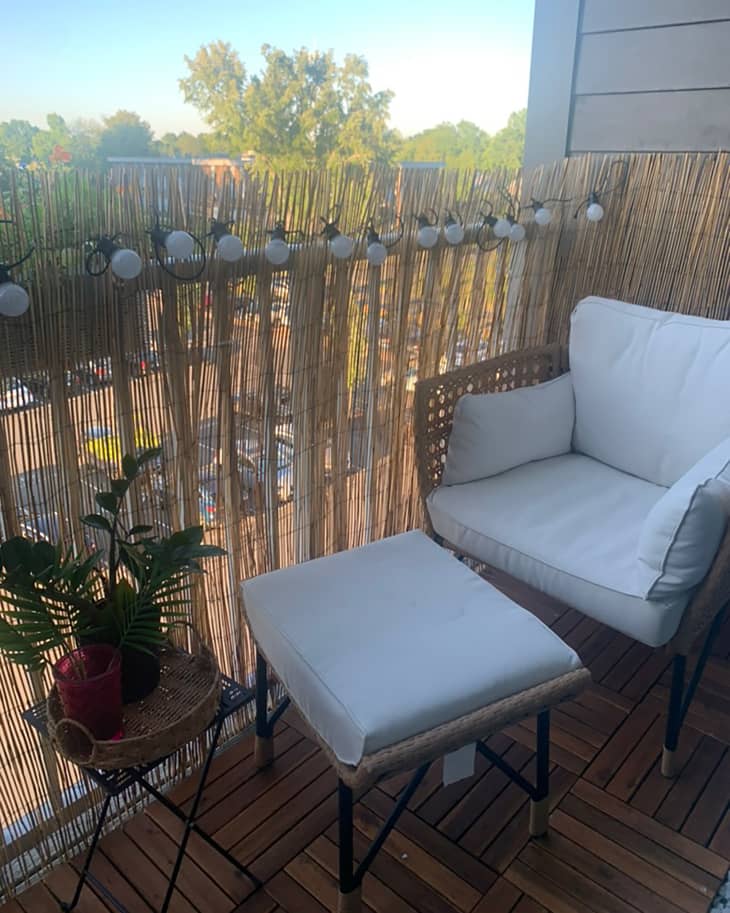 A “Grimy" Balcony Gets a Relaxing Boho Makeover (for $523!) | Apartment ...