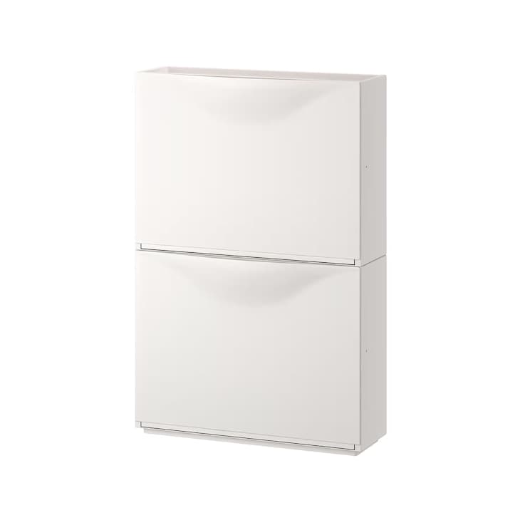 This Renter-Friendly IKEA Hack Upgrades Your Shoe Rack | Apartment Therapy