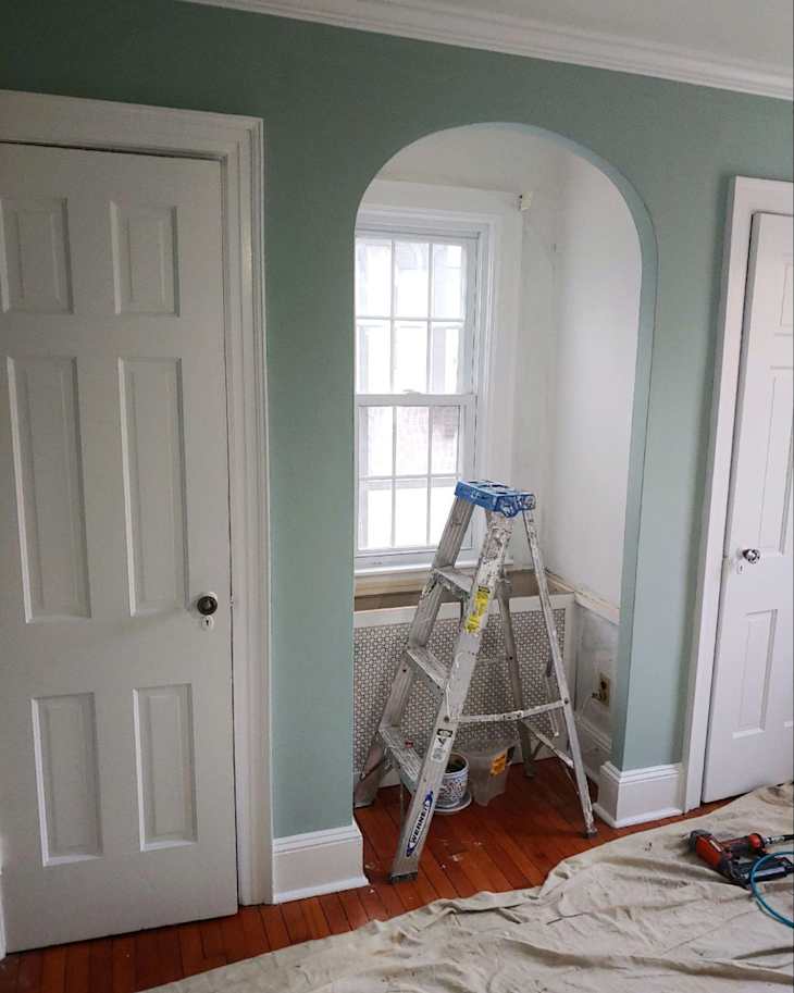 I Transformed This Bedroom Alcove into a Cozy Desk Area | Apartment Therapy