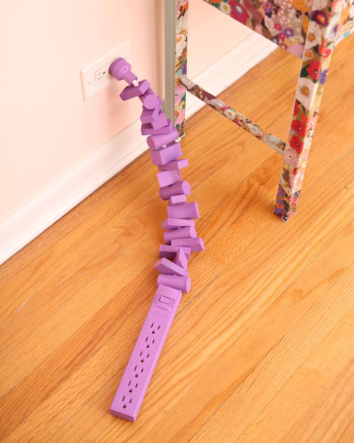 See My IKEA Hack Extension Cord Cover | Apartment Therapy