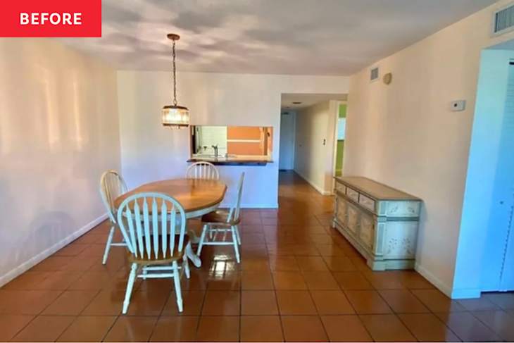A Dated ‘80s Dining Room Gets a Dramatic Green Redo for $5K | The Kitchn