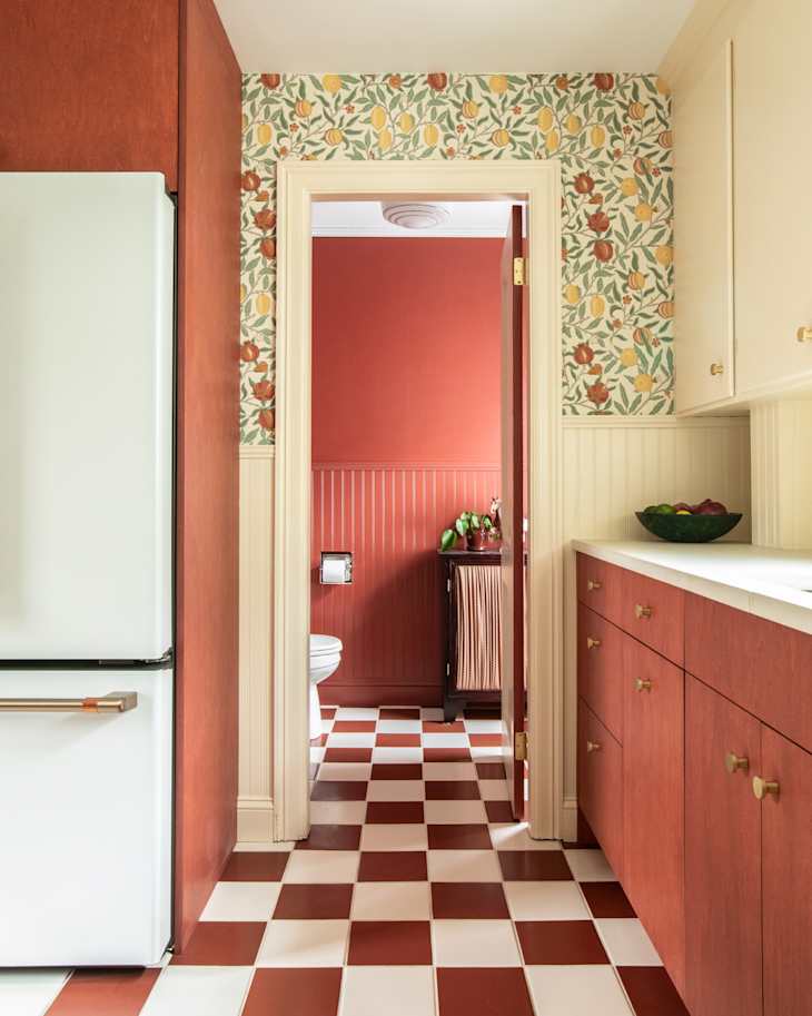 Before & After: A 1990s Kitchen Gets a Colorful Cabinet Makeover ...