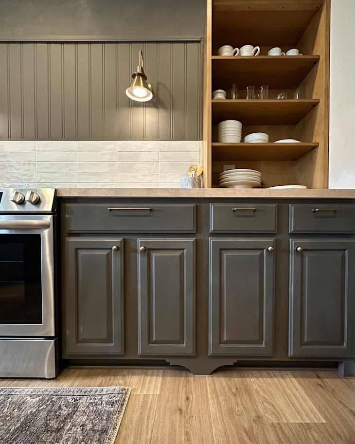 A $7K Redo Rescues This 20-Year-Old Kitchen’s Brown Wood Cabinets | The ...