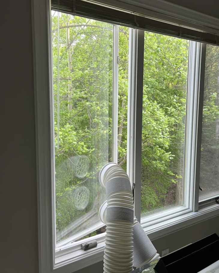 See a Renter’s Chic Casement Window AC Setup | Apartment Therapy