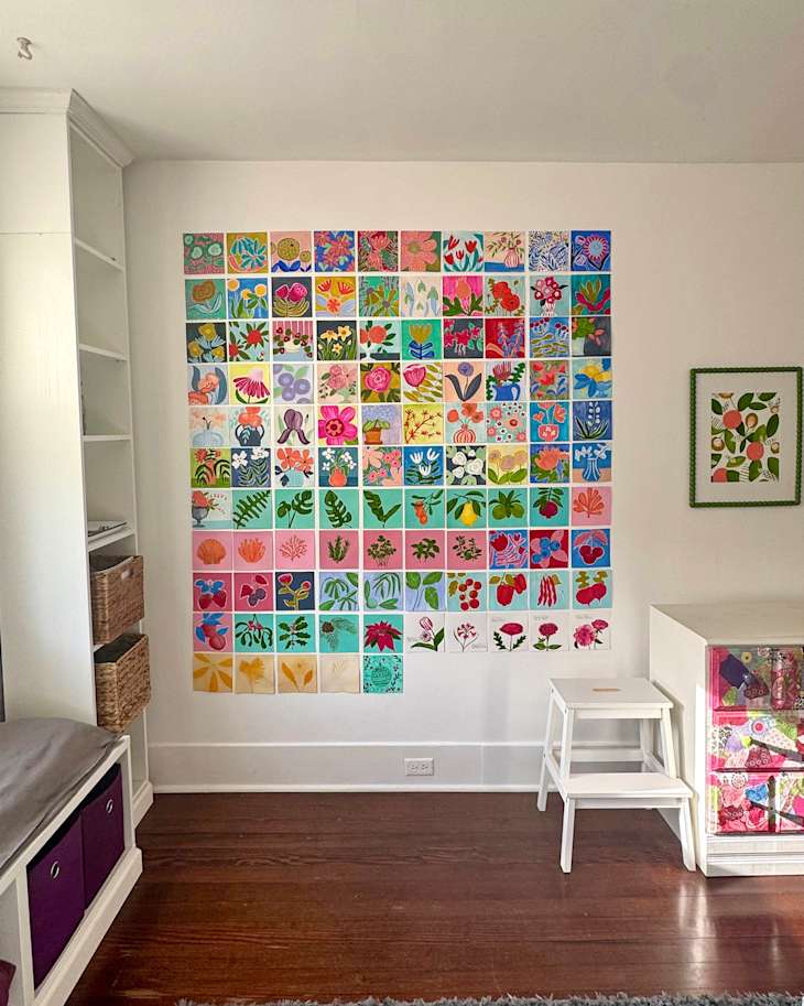 Empty Nester Turned Daughter’s Bedroom into Art Room | Apartment Therapy