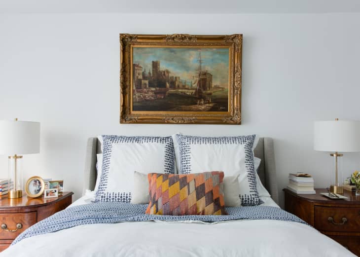 60 Above-Bed Decorating Ideas - What to Put On a Wall Above a Bed ...