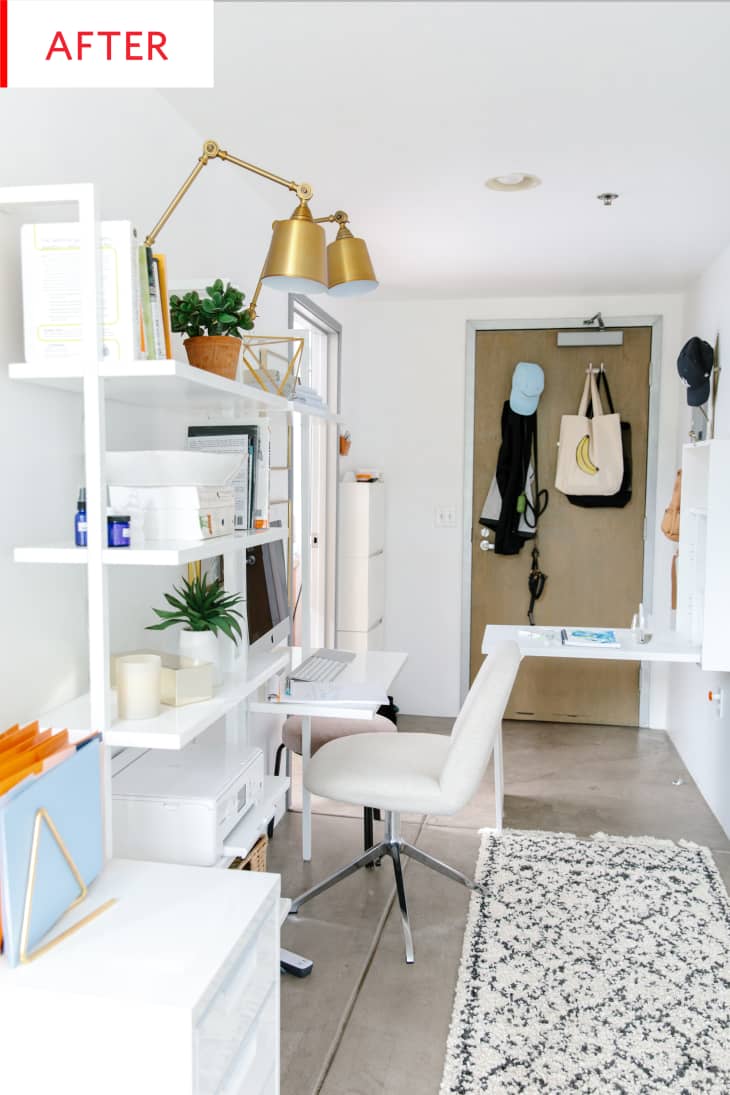 Before and After: Entryway Turned Home Office | Apartment Therapy