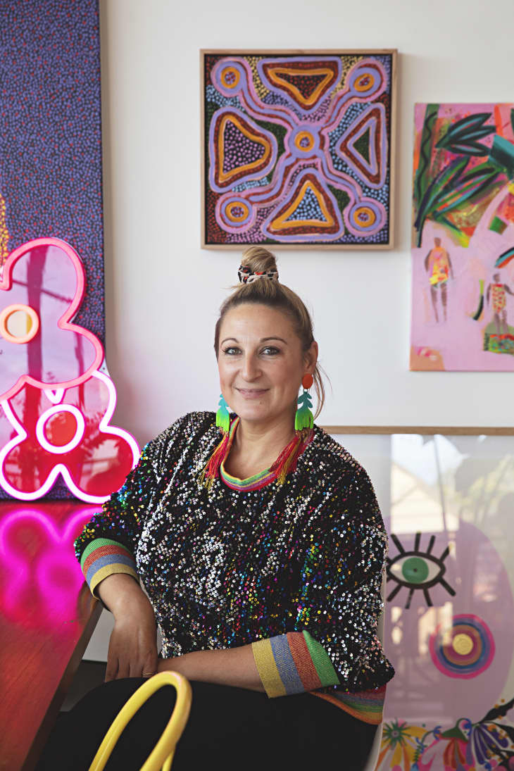 Letitia Green Colorful Art-Filled Australia House Tour | Apartment Therapy