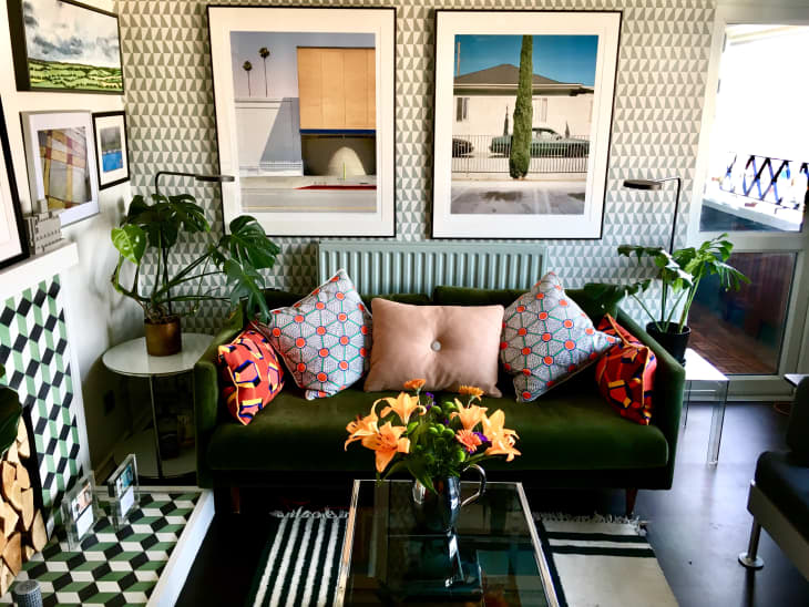 Color and Patterns in a Small London Flat | Apartment Therapy