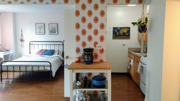 Cute and Colorful Small Studio Apartment Tour | Apartment Therapy