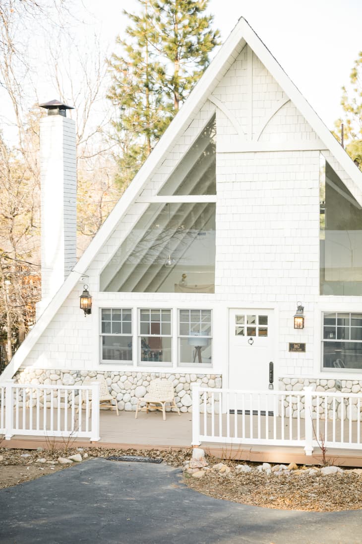All-White A-Frame Cabin Tour Photos | Apartment Therapy