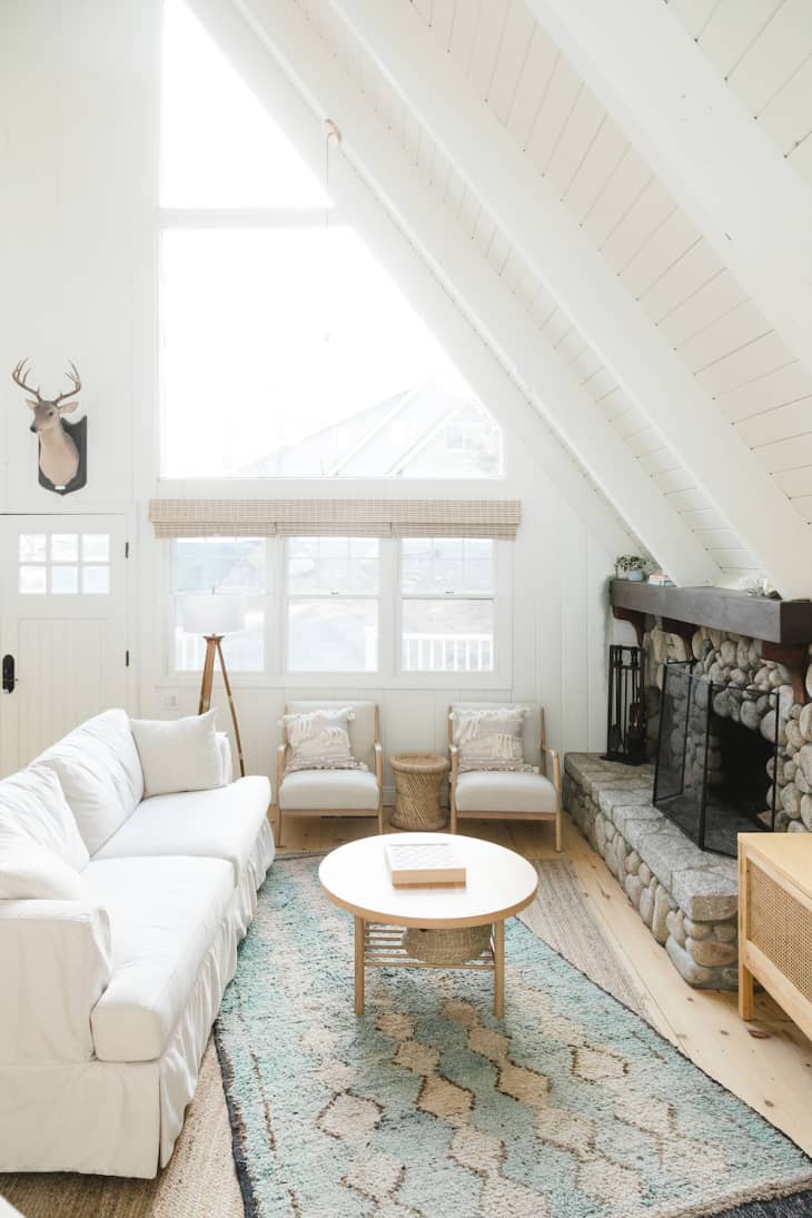 All-White A-Frame Cabin Tour Photos | Apartment Therapy