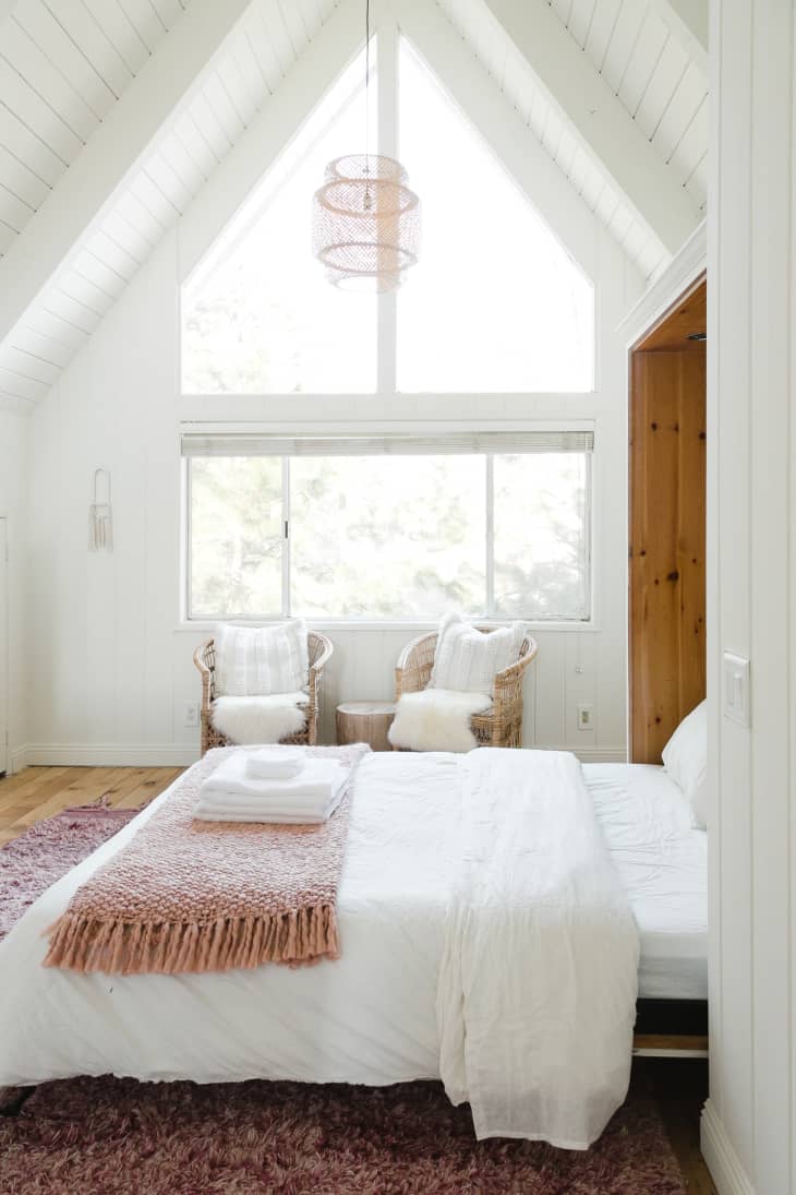 All-White A-Frame Cabin Tour Photos | Apartment Therapy