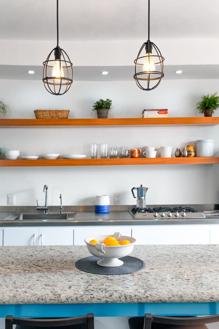 This Dilapidated Mexico House Has a Gorgeous New Island and Concrete ...