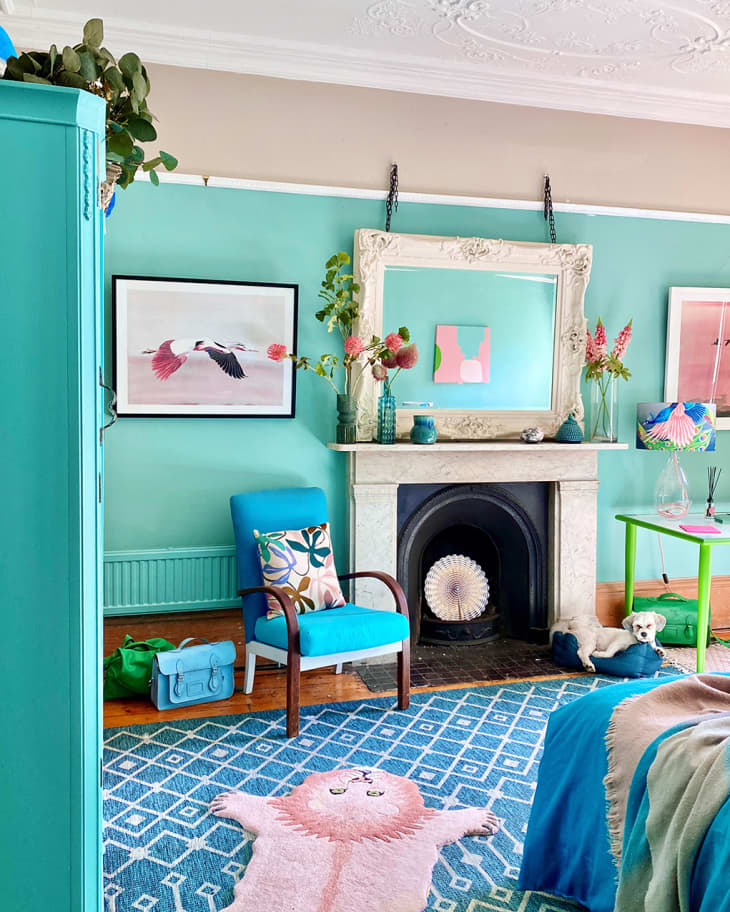Anna Jacobs Colorful Rental UK Apartment Photos | Apartment Therapy
