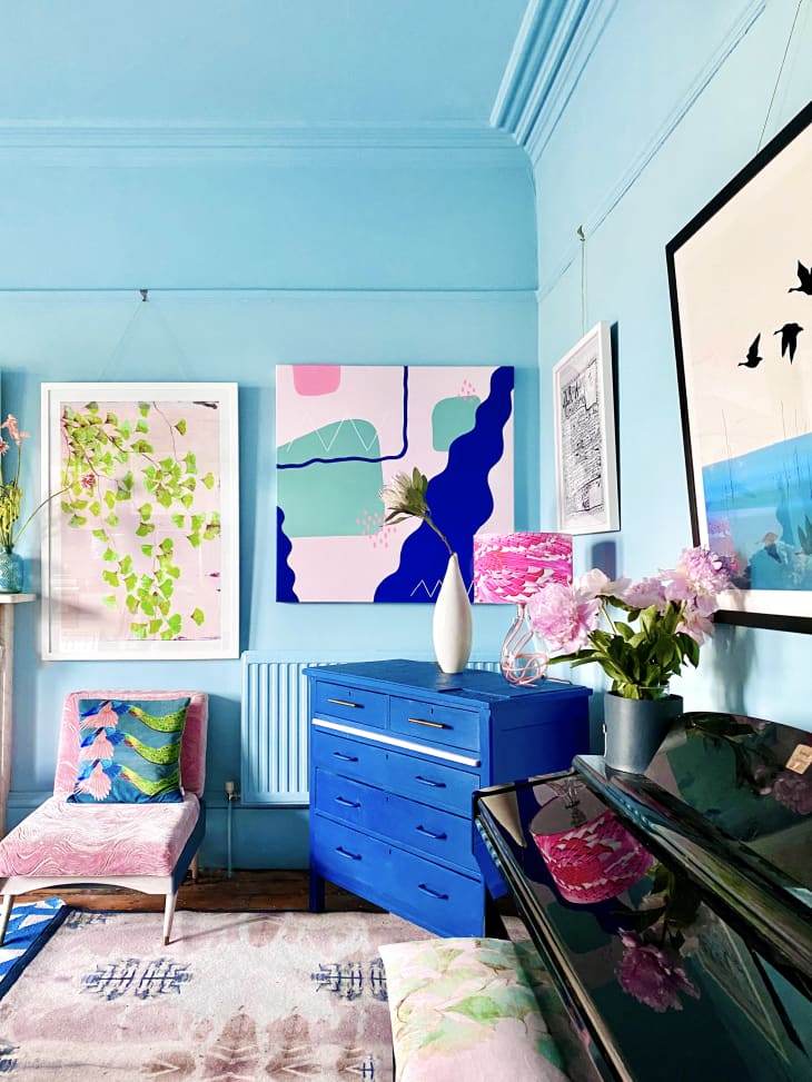 Anna Jacobs Colorful Rental UK Apartment Photos | Apartment Therapy