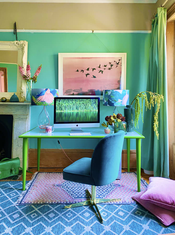 Anna Jacobs Colorful Rental UK Apartment Photos | Apartment Therapy