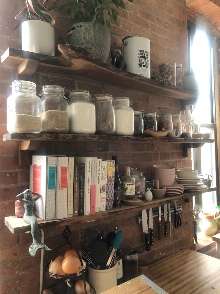 700 Square Foot Warm Industrial Brooklyn Apartment | Apartment Therapy