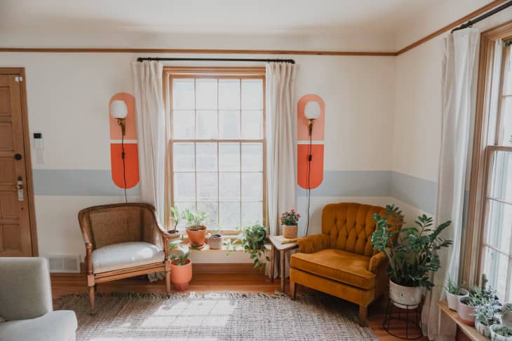 DIY Painted Color Shape Inspiration House Tour | Apartment Therapy