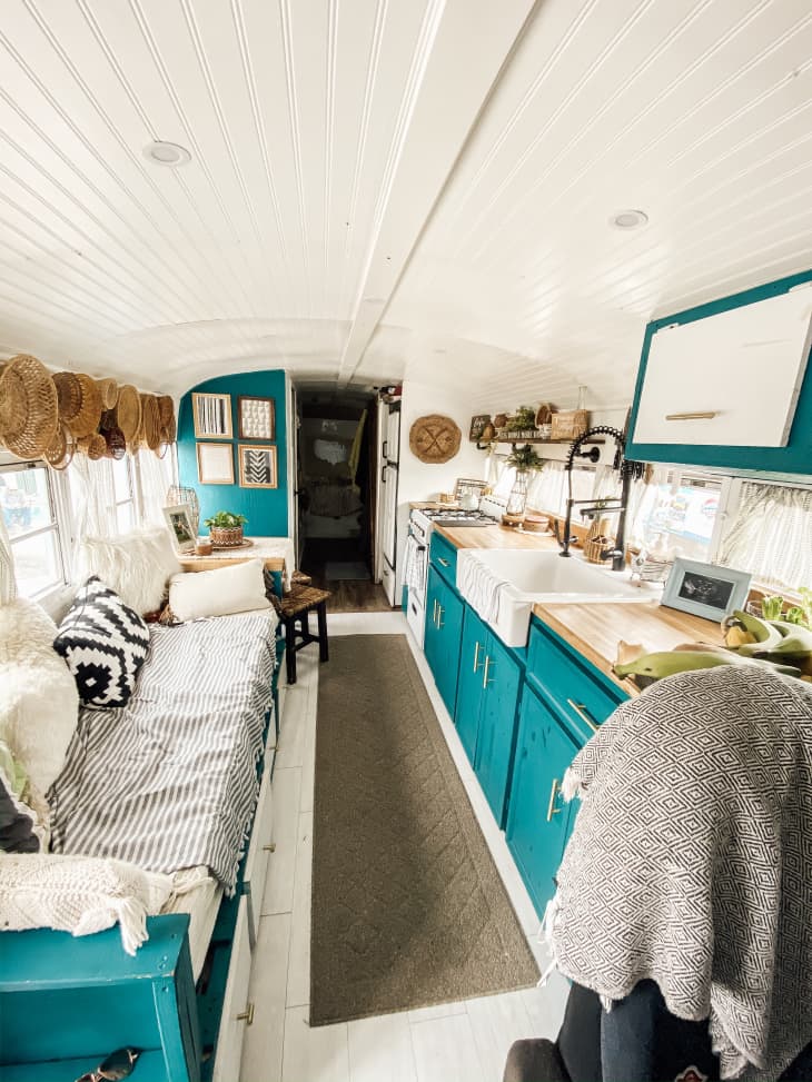 187-Square-Feet Converted School Bus | Apartment Therapy