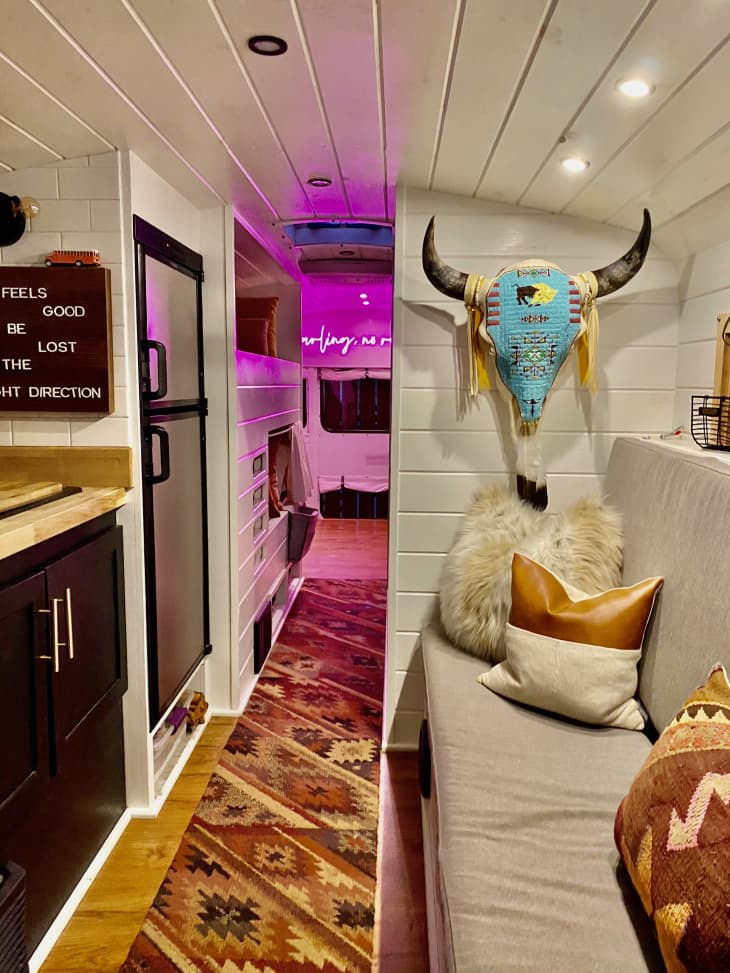 This Family of Four Shares an Incredibly Organized 170-Square-Foot Pink ...