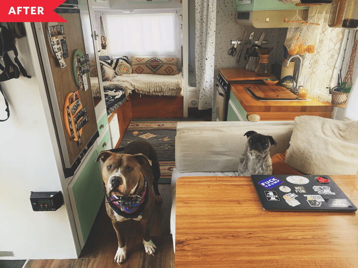 Transformed 1980s Cozy Boho RV Photos | Apartment Therapy