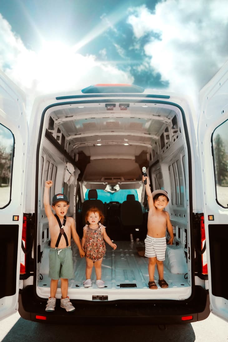 60-Square-Foot Converted Van Home for Family of 6 | Apartment Therapy