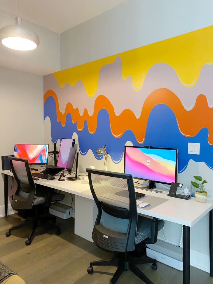 This Rental Shows How to Use DIY Color Blocking to Distinguish Living ...