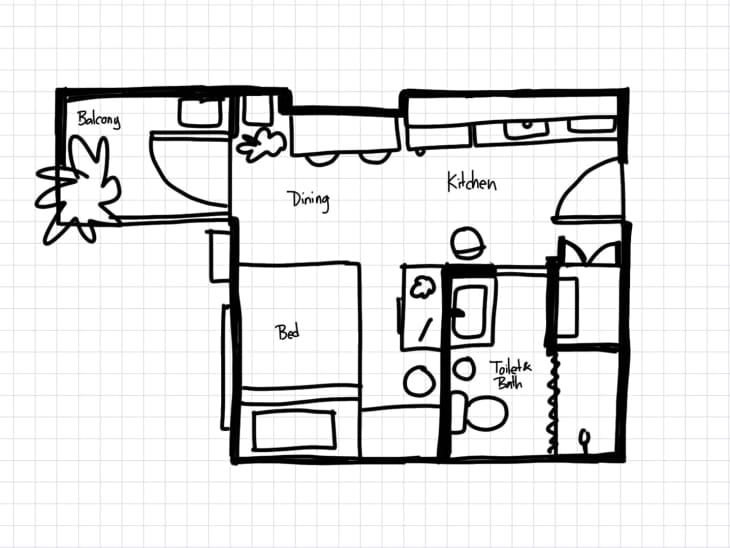 193-Square-Foot Studio Apartment in Philippines | Apartment Therapy