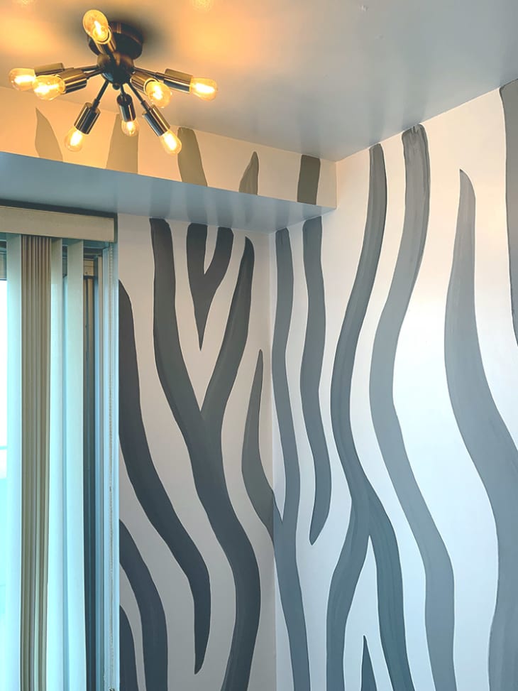 Ohio Condo with Hand-Painted Patterned Walls | Apartment Therapy