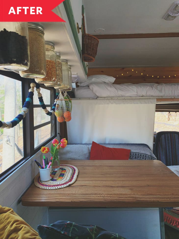 B&A: A Once-Dingy RV Was Transformed with Color, Texture, Paint, and ...