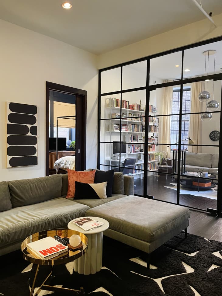 A Modern NYC Loft Is Accented By Textures and Art | Apartment Therapy