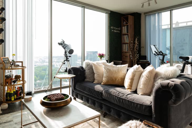 Atlanta Apartment Gets Glam Inspo From Luxury Hotels | Apartment Therapy