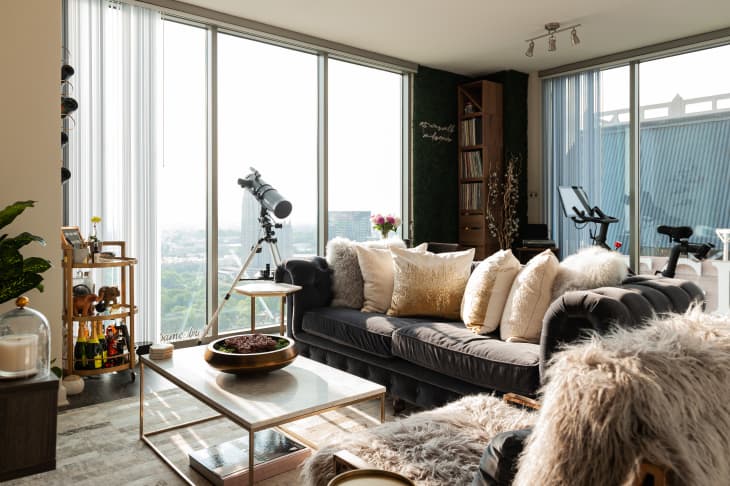 Atlanta Apartment Gets Glam Inspo From Luxury Hotels | Apartment Therapy