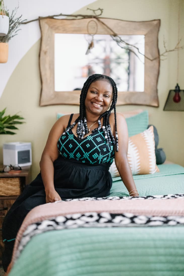 190-Square-Foot Afrohemian Studio Apartment Tour Photos | Apartment Therapy
