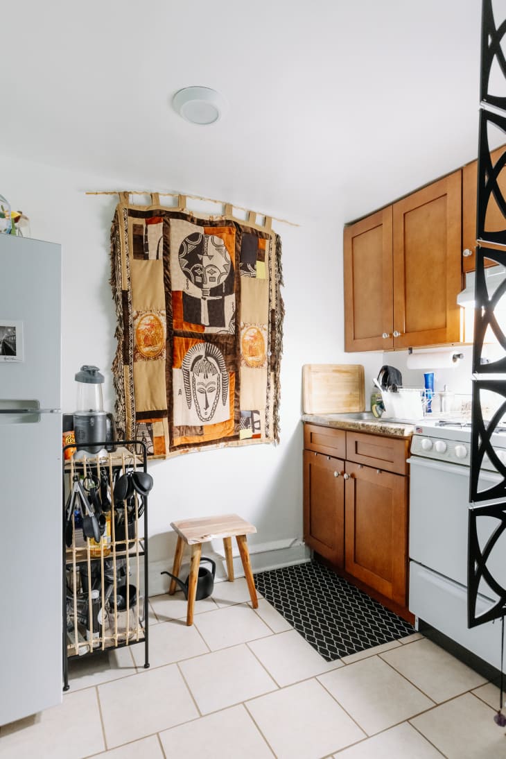 190-Square-Foot Afrohemian Studio Apartment Tour Photos | Apartment Therapy