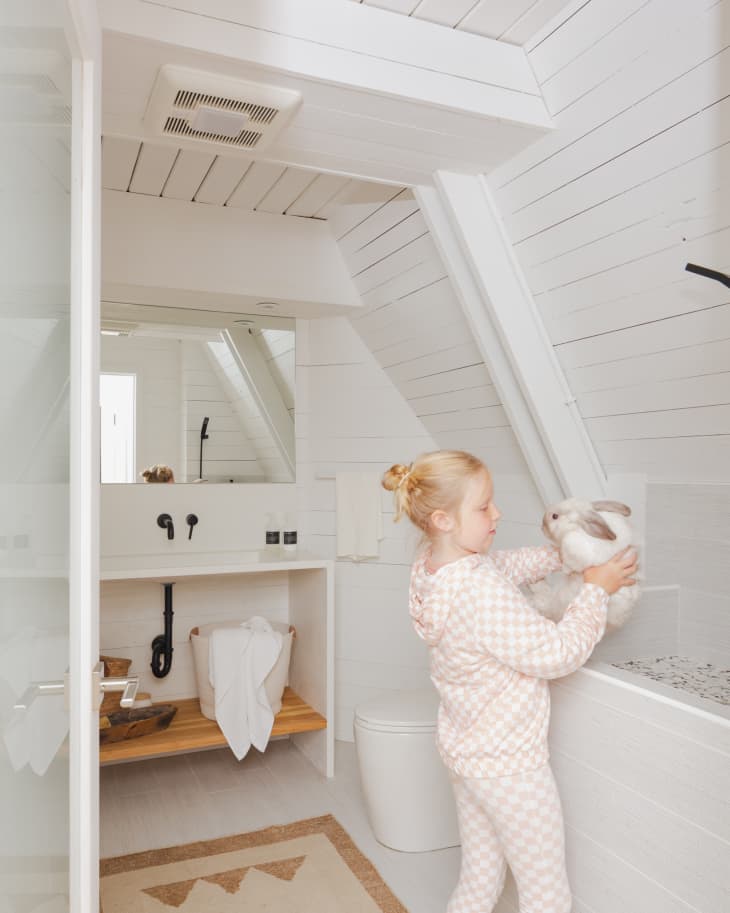 Scandinavian-Inspired Renovated Michigan A-Frame Family Home | Cubby