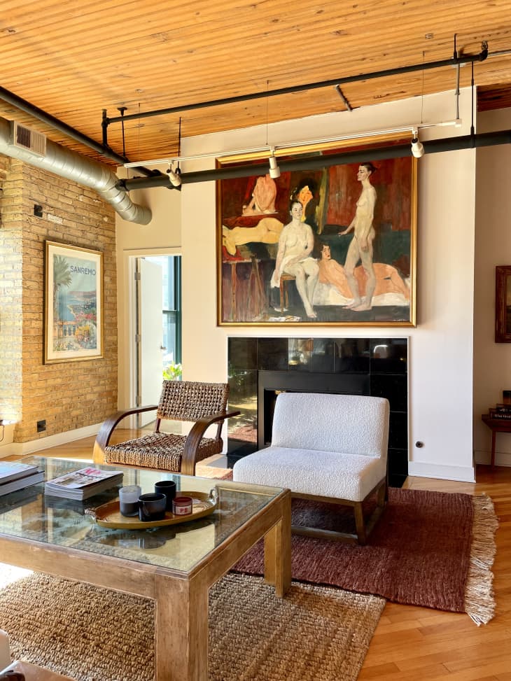 Chicago Loft Apartment Gallery Wall and Art Collection | Apartment Therapy