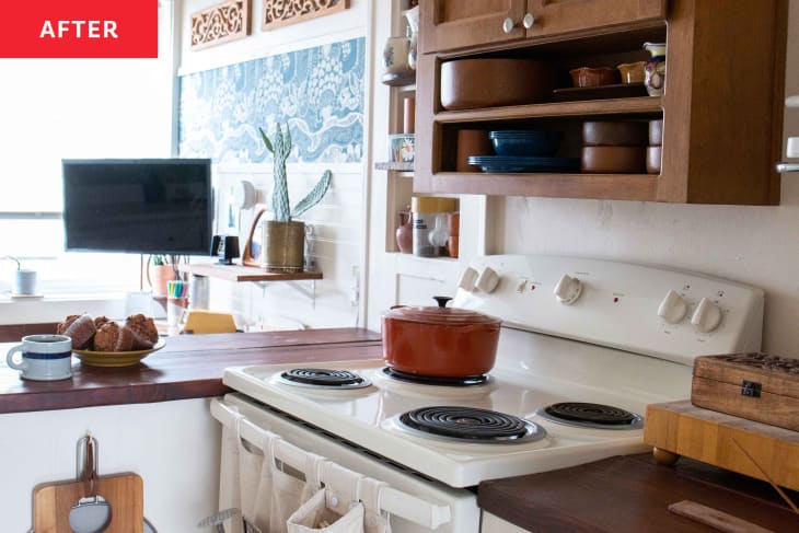 This Renter Made Kitchen Way More Functional by Using Secondhand ...