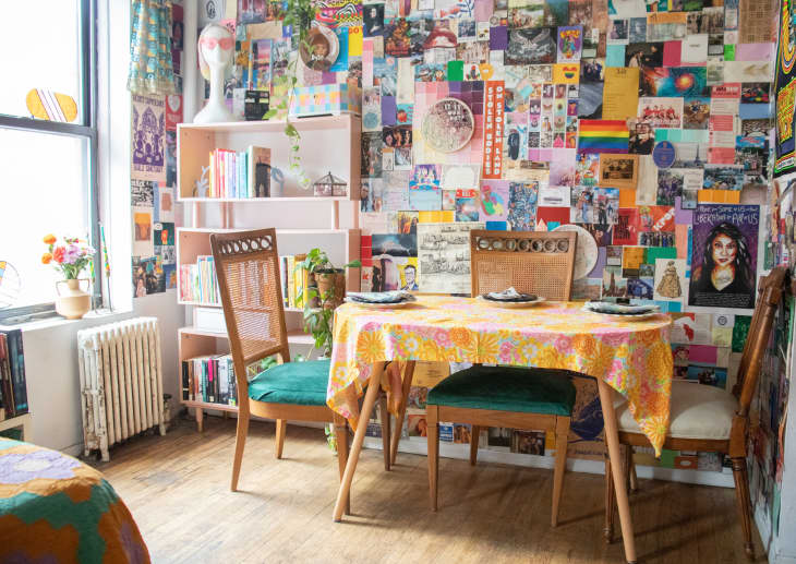 249-Square-Foot NYC Studio With Collage Walls | Apartment Therapy