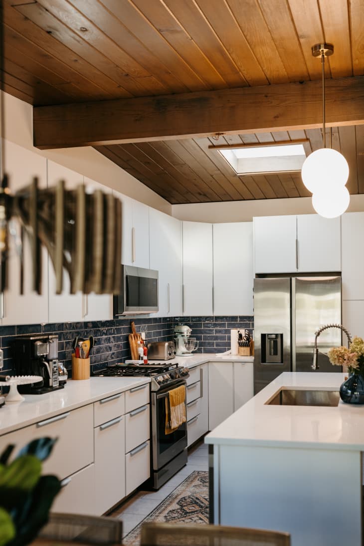 This Mid-Century Modern Indiana Home Is Complete With Wooden Ceilings ...