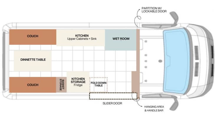 See Photos Inside a Custom-Built Van Home | Apartment Therapy
