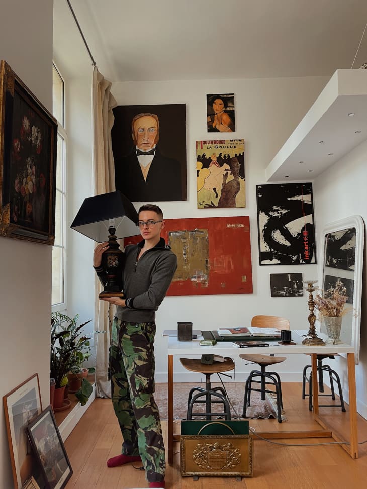 Damon Dominique Paris Studio Apartment Tour Photos | Apartment Therapy
