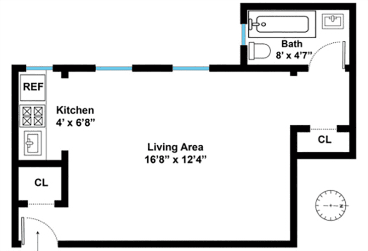 220 Square Foot Upper East Side Studio Apartment Photos | Apartment Therapy