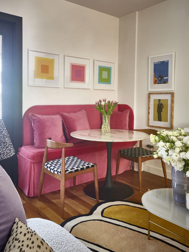 This IKEA HACK Turns a BESTA Cabinet into a Custom Banquette ...