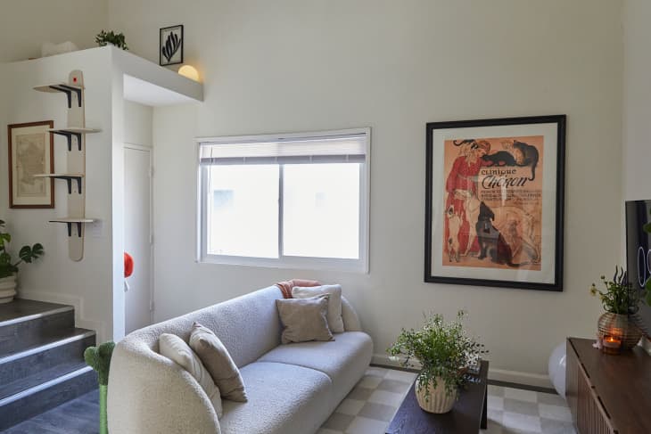 See Inside This Viral LA Rental Apartment With DIY Cat Loft | Apartment ...