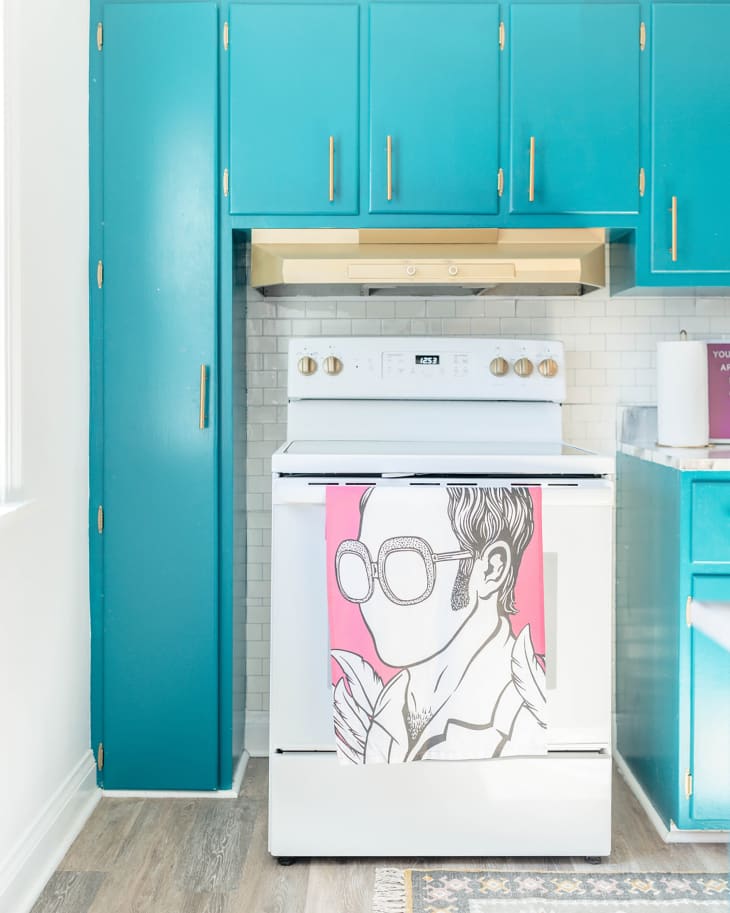 Before & After: A Tired Kitchen Gets an $800 Cheetah Makeover | The Kitchn