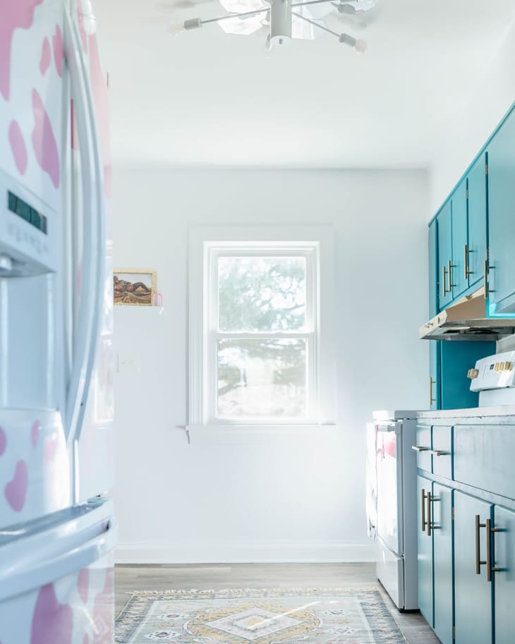Before & After: A Tired Kitchen Gets an $800 Cheetah Makeover | The Kitchn