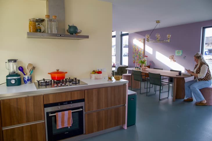 Look Inside This Gorgeous, Colorful Amsterdam Houseboat | Apartment Therapy
