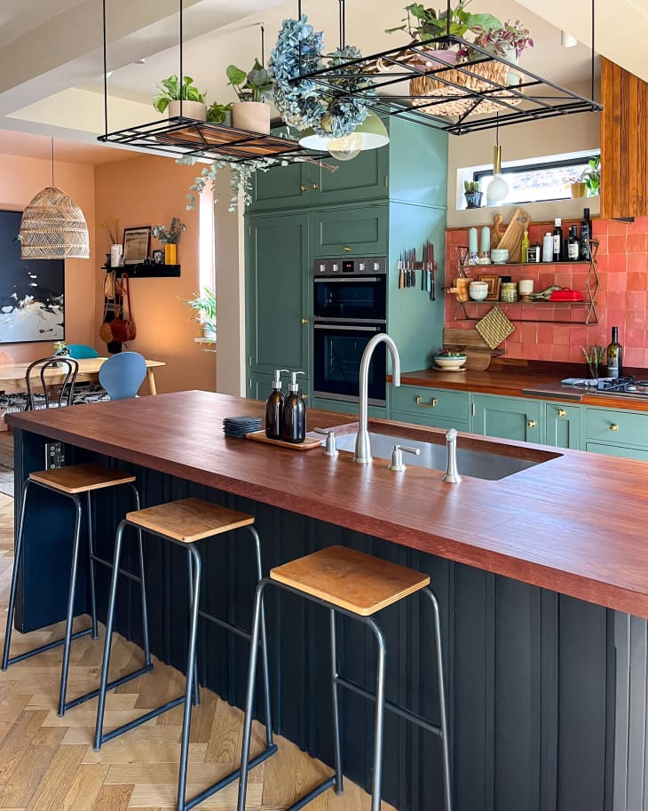 Before & After: A “Drab” ‘80s Kitchen Gets a Colorful Makeover | The Kitchn